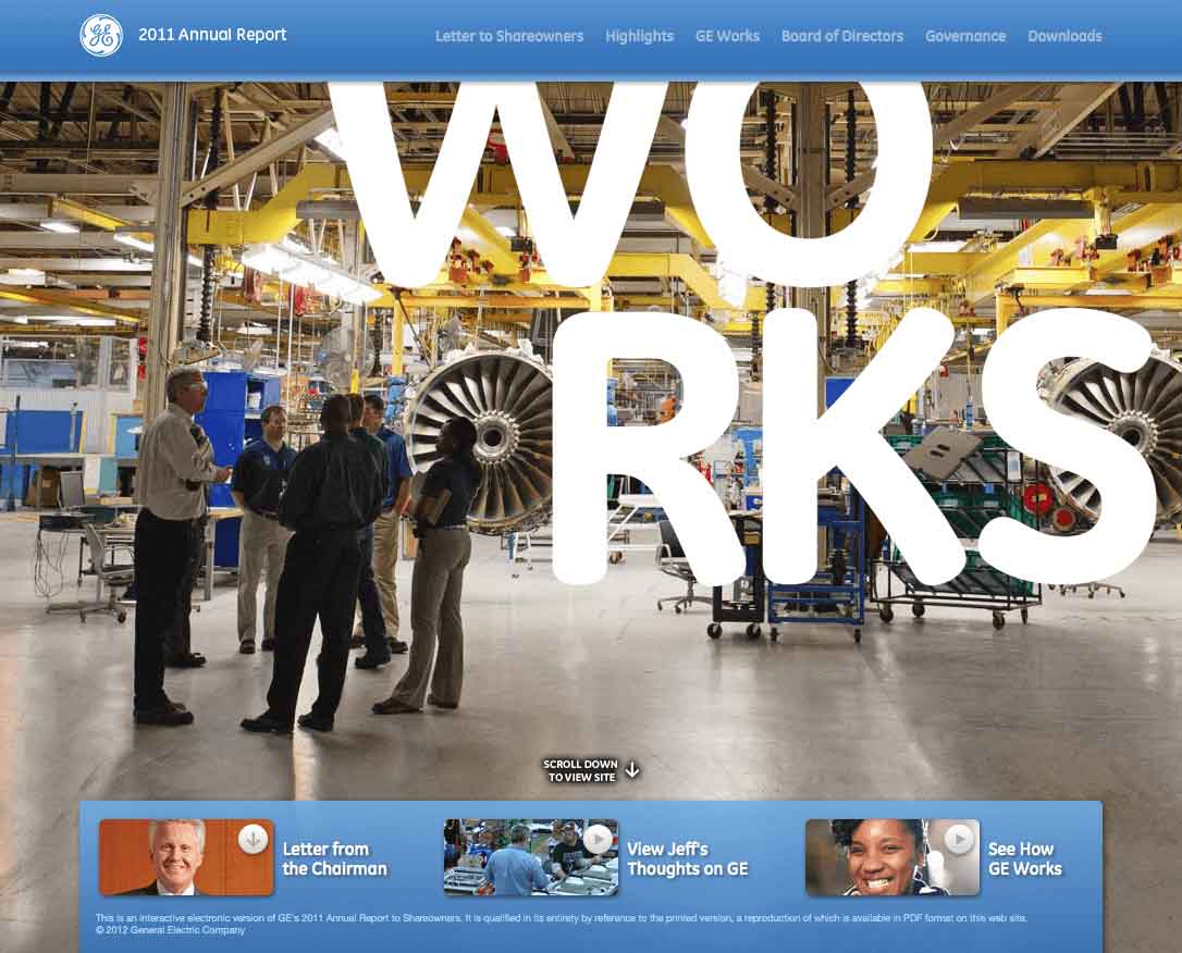 Four Examples of Great Interactive Annual Reports